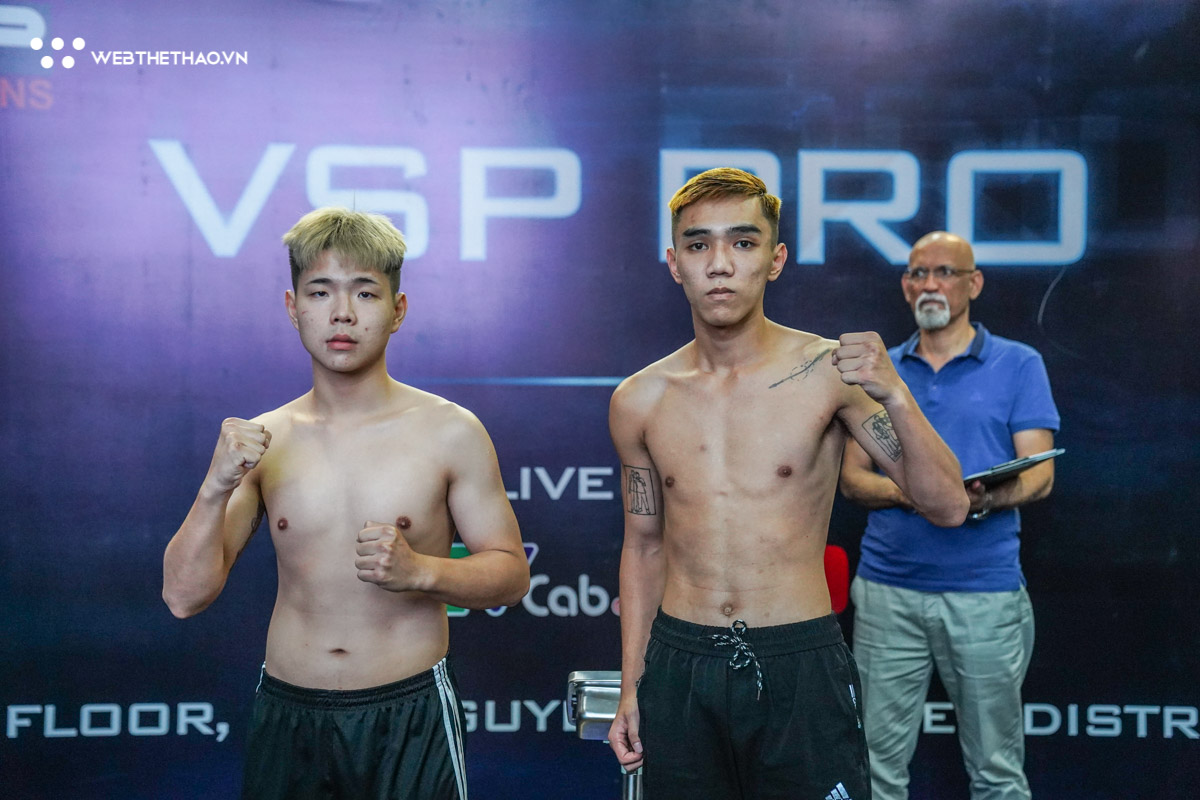 Những hình ảnh từ buổi cân chính thức VSP Pro 10